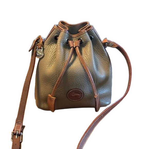 Dooney & Bourke | Bags | Dooney Bourke Vintage Mini Drawstring Bucket ...